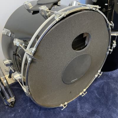 CB 700 8-piece Drum Set Black 3 Roto Toms, Double Bass Crash | Reverb