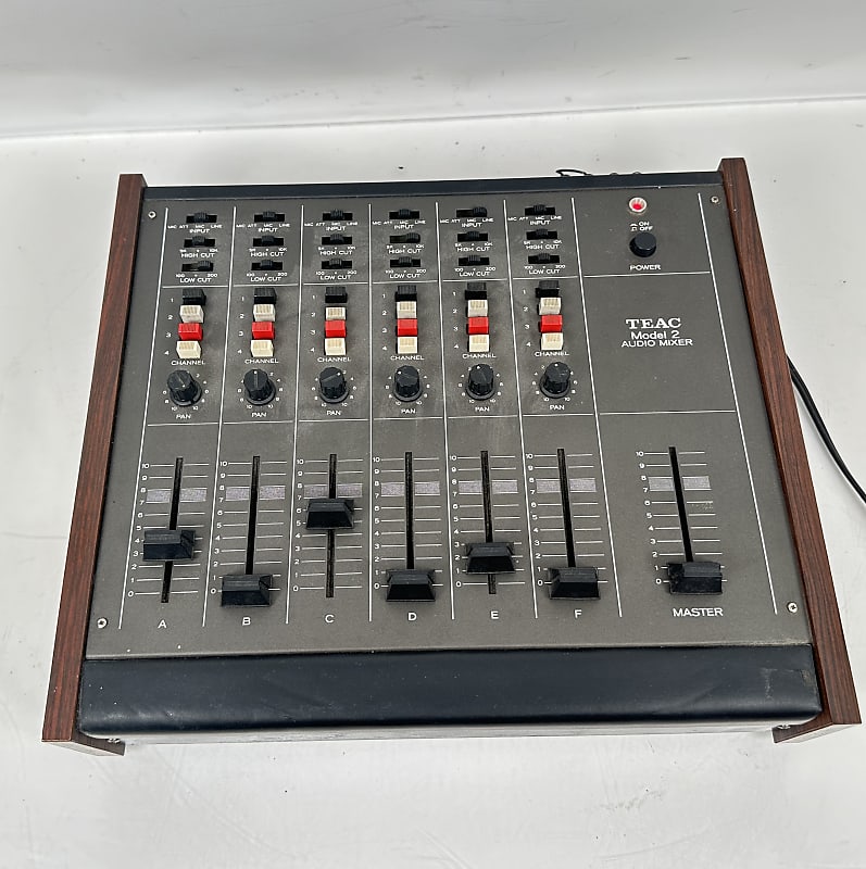 Vintage Teac Model 2 Audio Mixer | Reverb