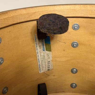 1970's Ludwig 14" Black Panther Rack Tom 10x14 - 3 Ply Maple | Reverb