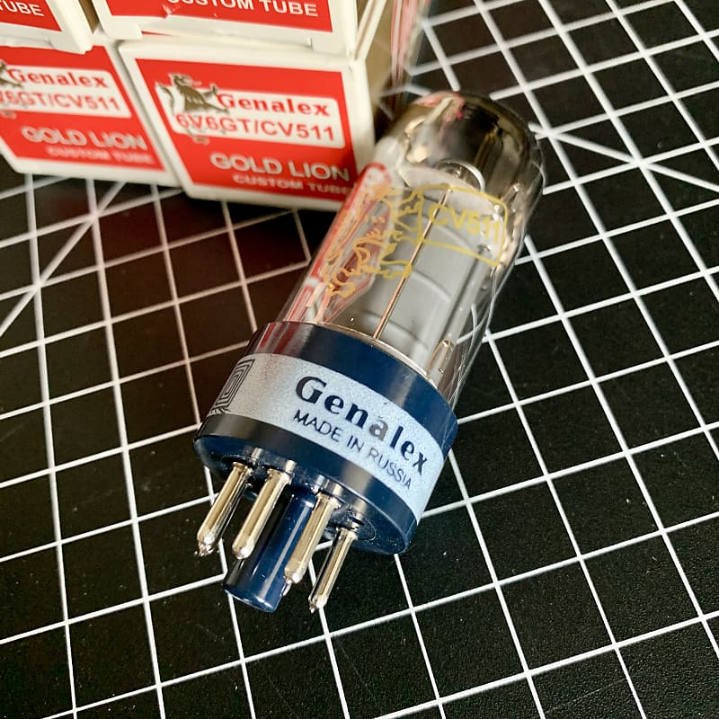 Genalex Gold Lion 6V6GT / CV511 Matched Quad (4) Vacuum Power | Reverb