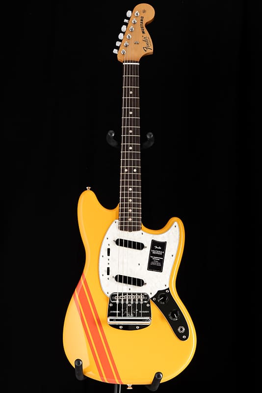 Fender Vintera II 70s Mustang Competition Orange | Reverb