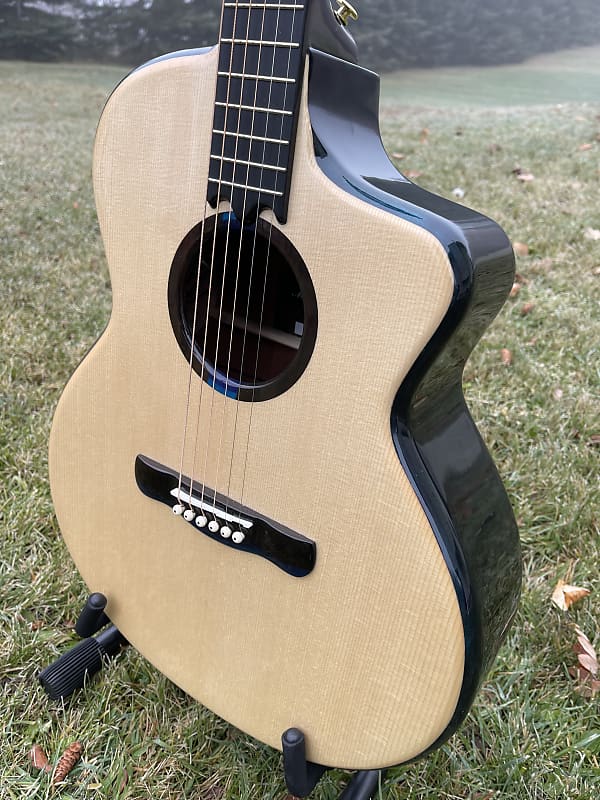 Merida Extrema M1GCS double all Solid Spruce Garapa burls | Reverb