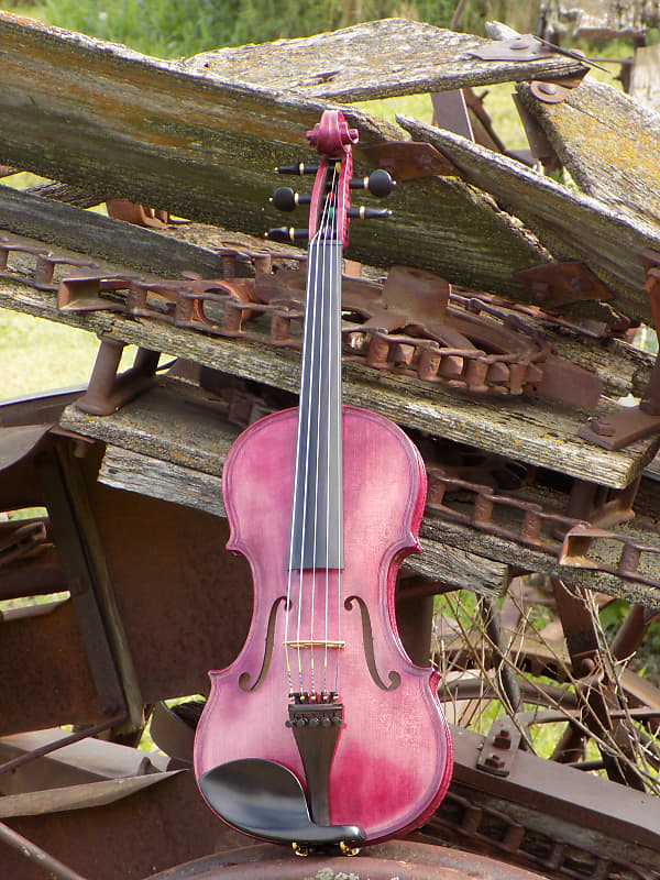 Crow Creek Fiddles 5-String Maggini Model Violin with Fancy | Reverb