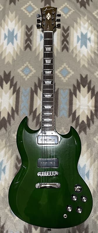 Firefly SG style - Dark transparent green | Reverb