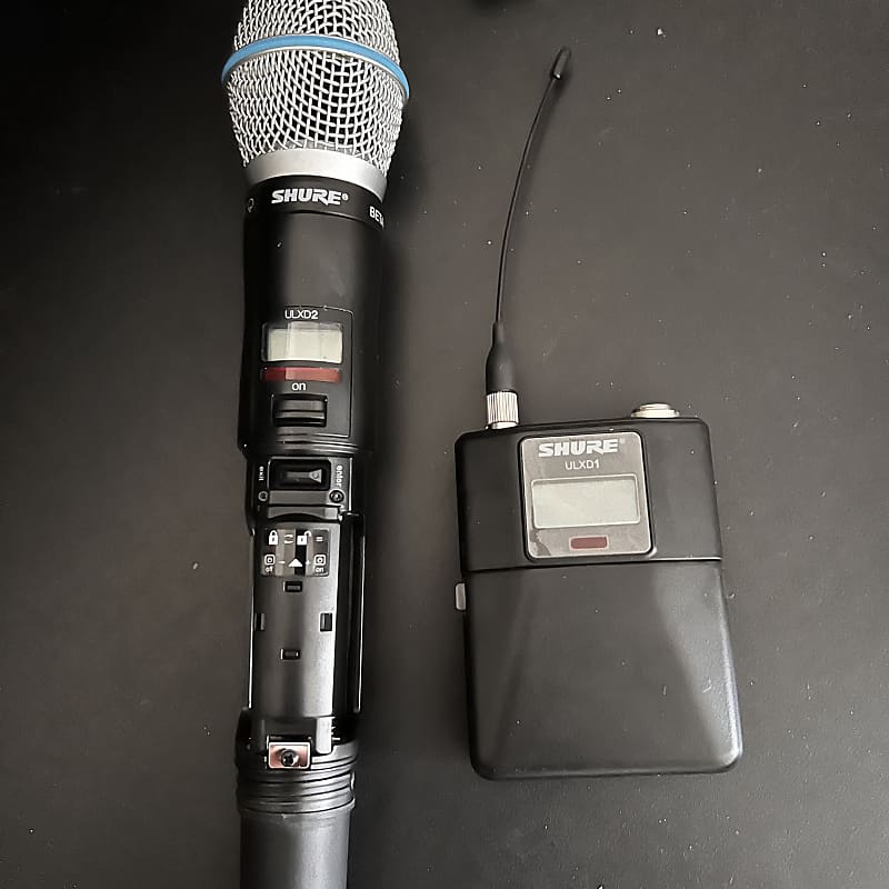 Shure mix with bodypack | ULXD1 K51 | B87 (A) | 606-670MHz | Reverb