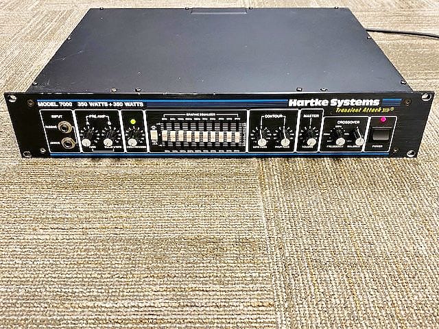 Hartke 7000 2-Space Rack Mount Bass Amplifier Head, Good | Reverb