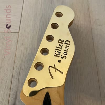 Fender Telecaster Custom Switch Plate - Polished Brass or | Reverb