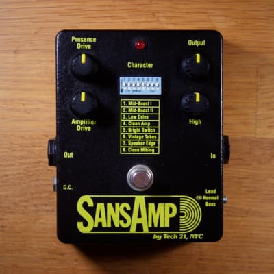 Tech21 SansAmp (1990 Vintage Original, No Classic Reissue) | Reverb