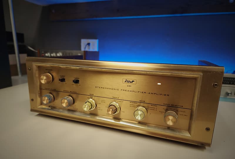 Pilot 240 EL-84 Integrated Tube Amplifier- Recapped and | Reverb