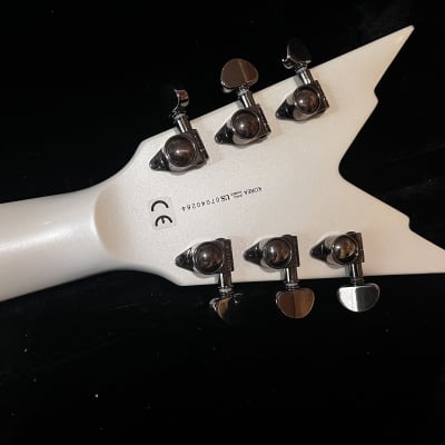Dean Dimebag Razorback V Electric Guitar Bevel White Pearl w | Reverb