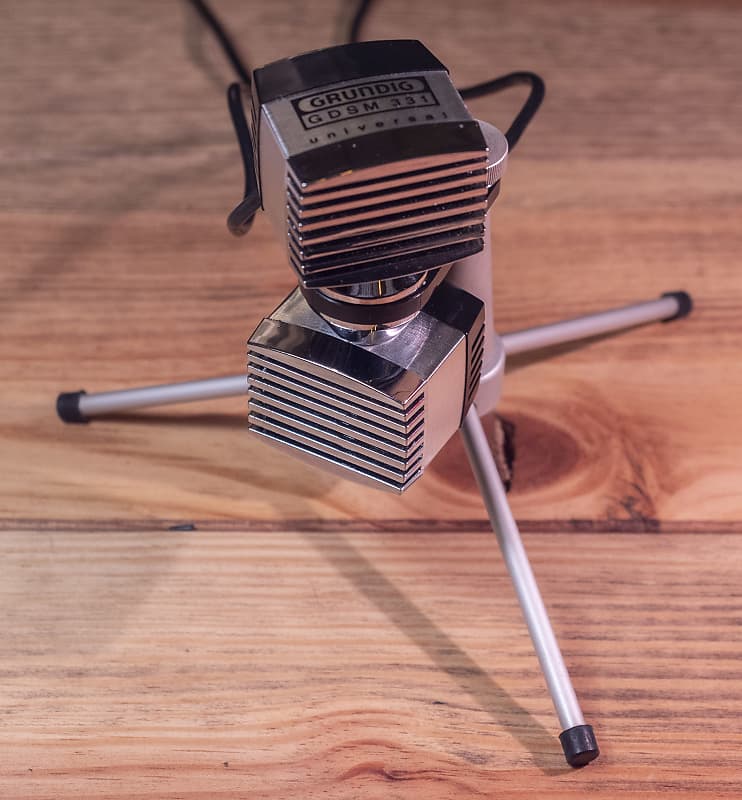 Grundig GDSM 331 Stereo Dynamic Microphone 1971 with box | Reverb