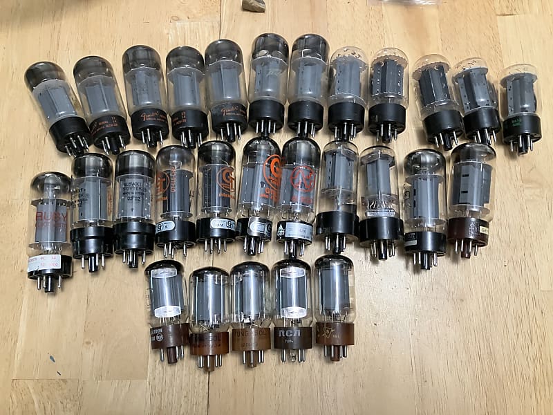 Fender GE Sylvania RCA Large Lot vintage/modern 6L6GC 5881 | Reverb
