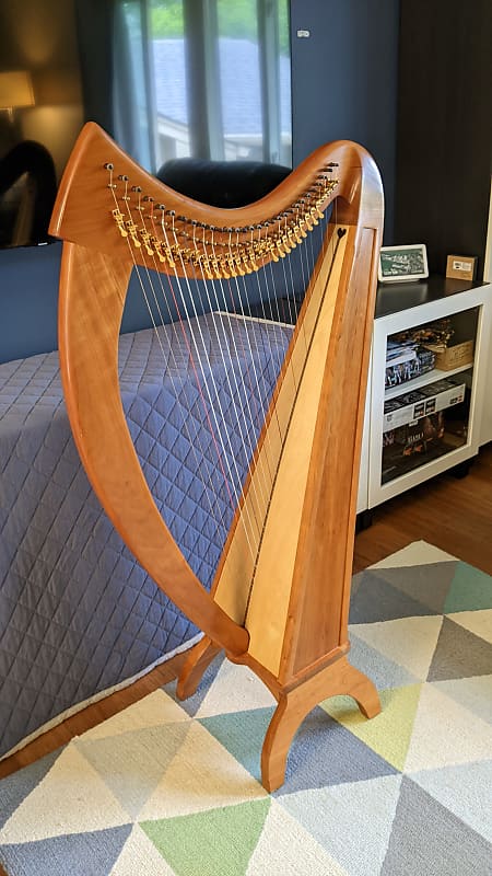 Stoney End Floor Harp Braunwen 29 String | Reverb