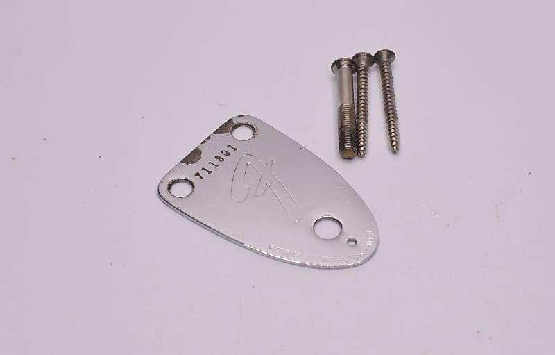 1976 Fender Stratocaster ~NeckPlate~ Telecaster Deluxe Custom | Reverb