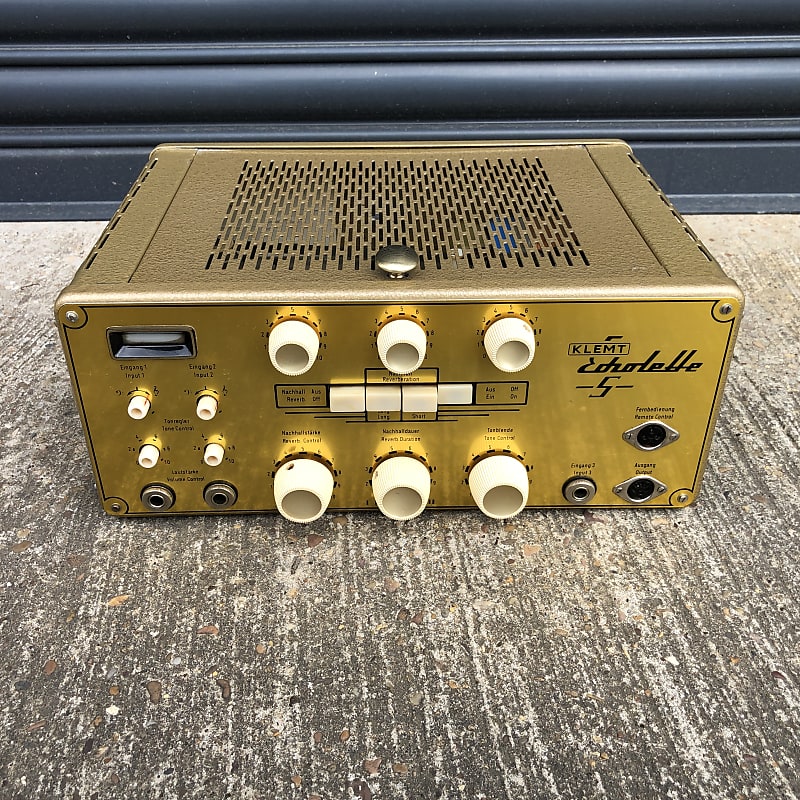Klempt Echolette Valve Tape Echo 1960s - Gold | Reverb