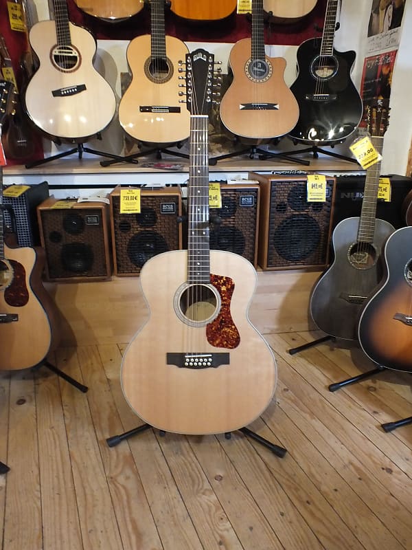 Guild F-2512E Maple Acoustic 12-string Guitar Natural | Reverb