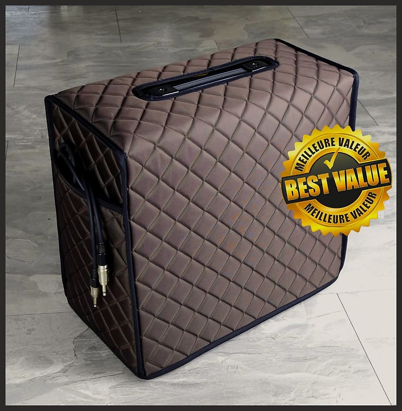 Cover for SUPRO delta king 12 Combo Amp Brown Nylon quilted | Reverb