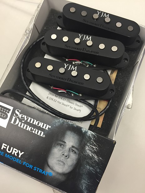 Seymour Duncan YJM Fury Black Set Of Three Single Coil | Reverb UK