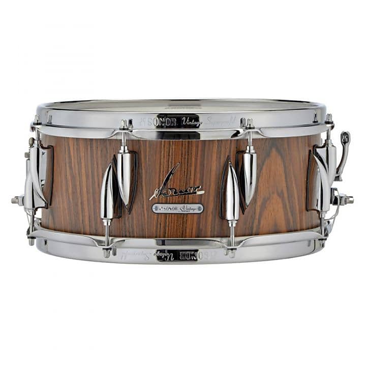 Sonor Vintage Series 14x5 Snare Drum Rosewood Semi-Gloss | Reverb