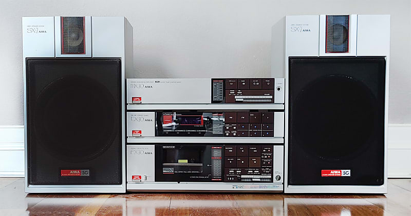 Vintage Aiwa MX70/TX70/FX70/SX7 Mini System + D50 Tray Load | Reverb