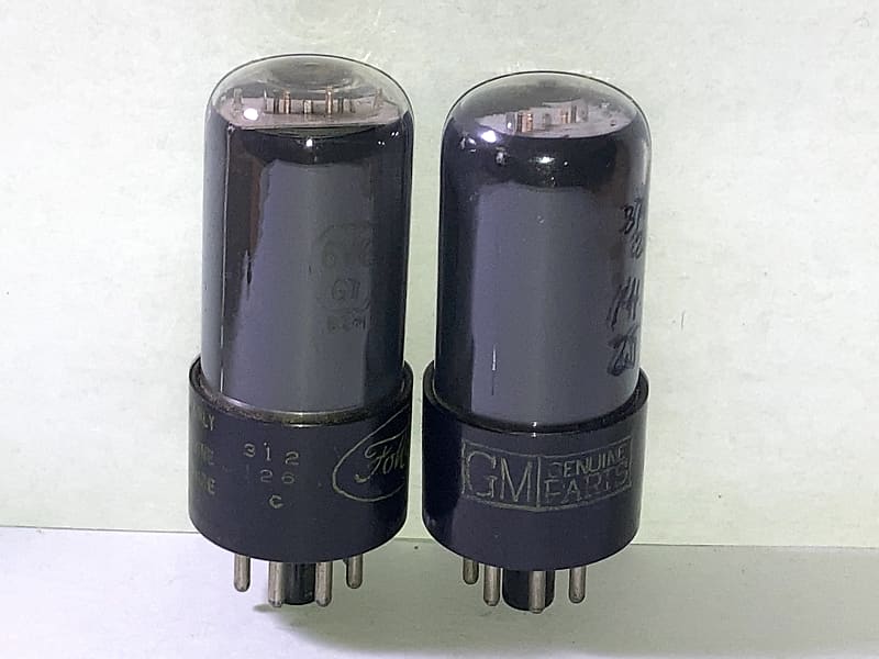 1951 Sylvania 6V6GT Tubes, Matched Pair, NOS Testing. | Reverb