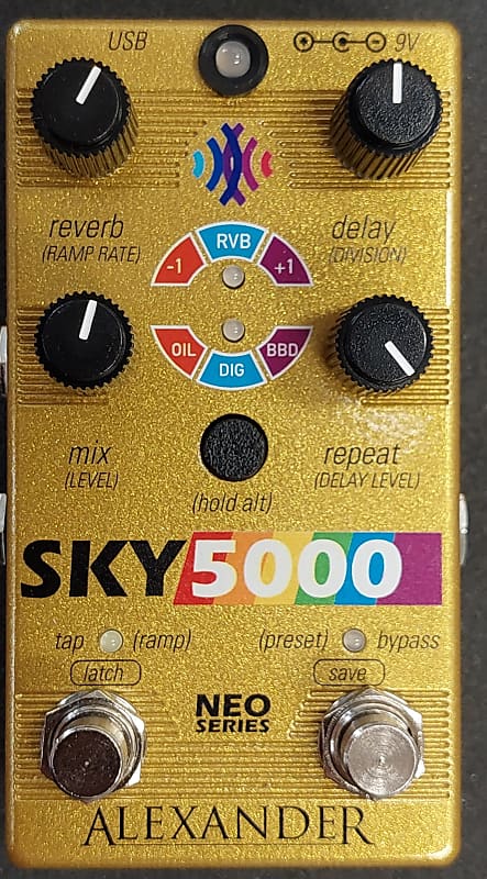 Alexander Pedals Sky 5000 gold | Reverb