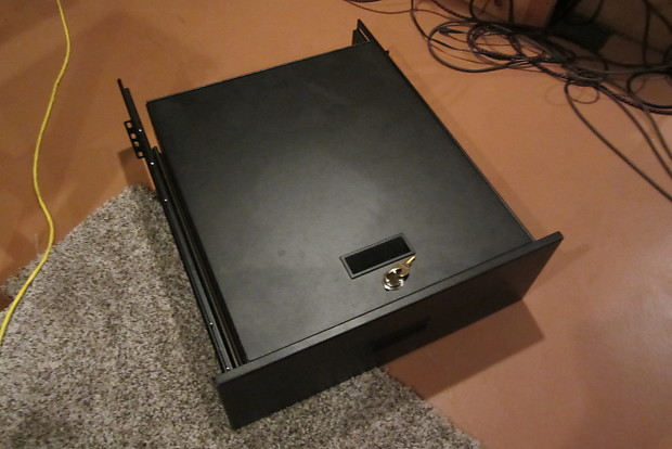 Great Lakes Slide-Out Top Lid Rack Mountable Drawer Black | Reverb