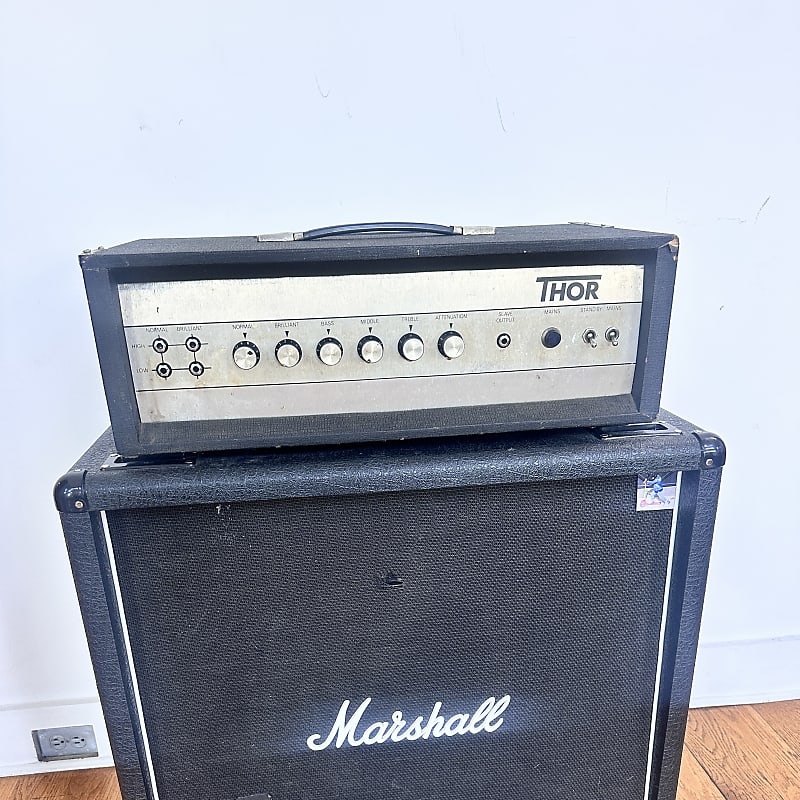 RARE THOR Guitar Amplifier Head 100W - 1970's - | Reverb Australia