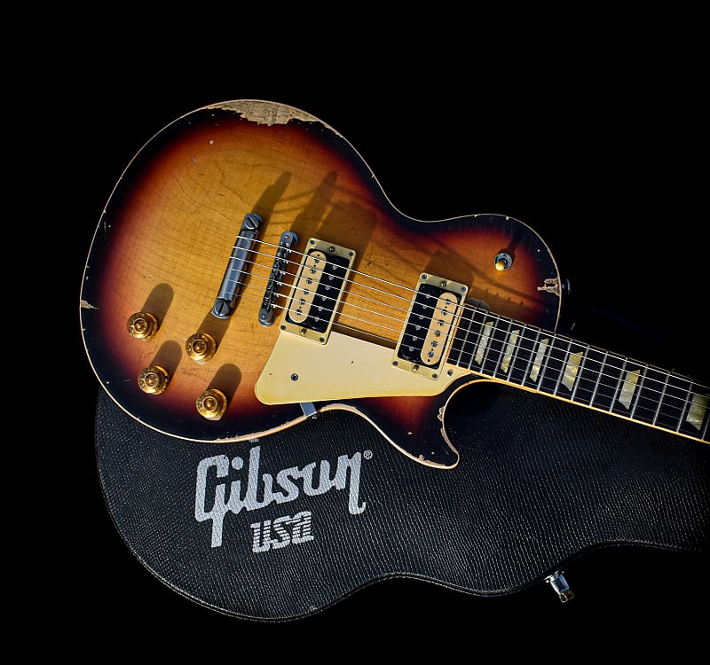 Dax&Co. Heavy Aged Gibson Les Paul Classic Fireburst Relic W/ | Reverb