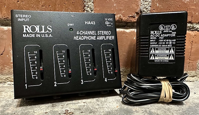 Rolls HA43 4-Channel Stereo Headphone Amplifier | Reverb