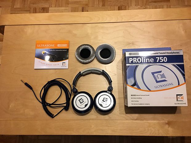 Ultrasone PROline 750 S-Logic Headphones (Blue) | Reverb