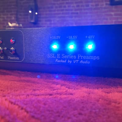 Vintage SSL 4000E Mic Preamps in Custom Rackmount—Solid State | Reverb