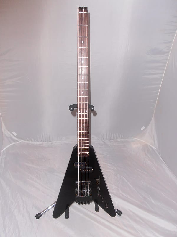 Cort Steinberger Flying V Headless Bass 1980s, rare! | Reverb