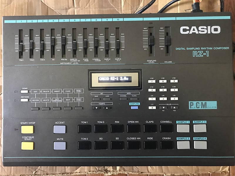 Casio RZ-1 Digital sampling, Drum machine w/ new R-Massive | Reverb