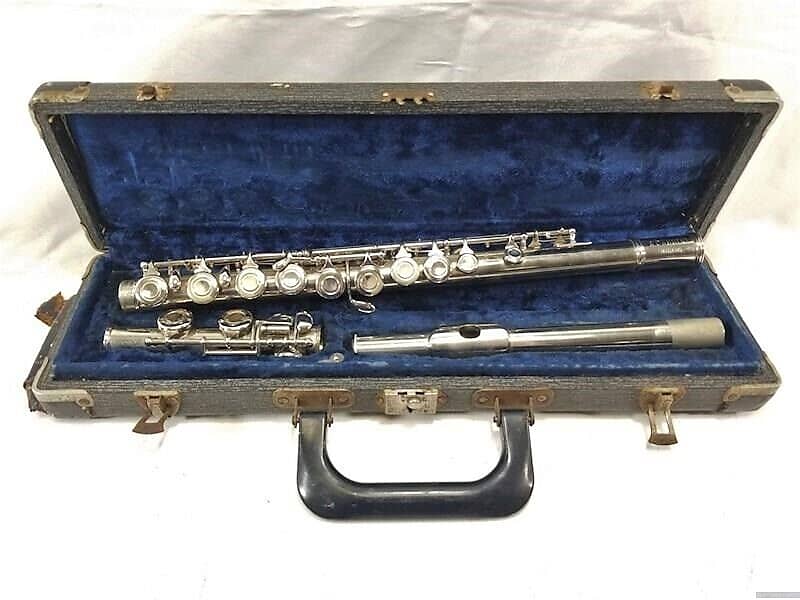 A. Cassini Milano Nickel Flute with case, Italy, Very Good | Reverb