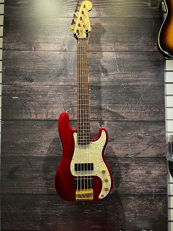 Squier Precision Bass 5 String Bass Guitar (Orlando, Lee | Reverb