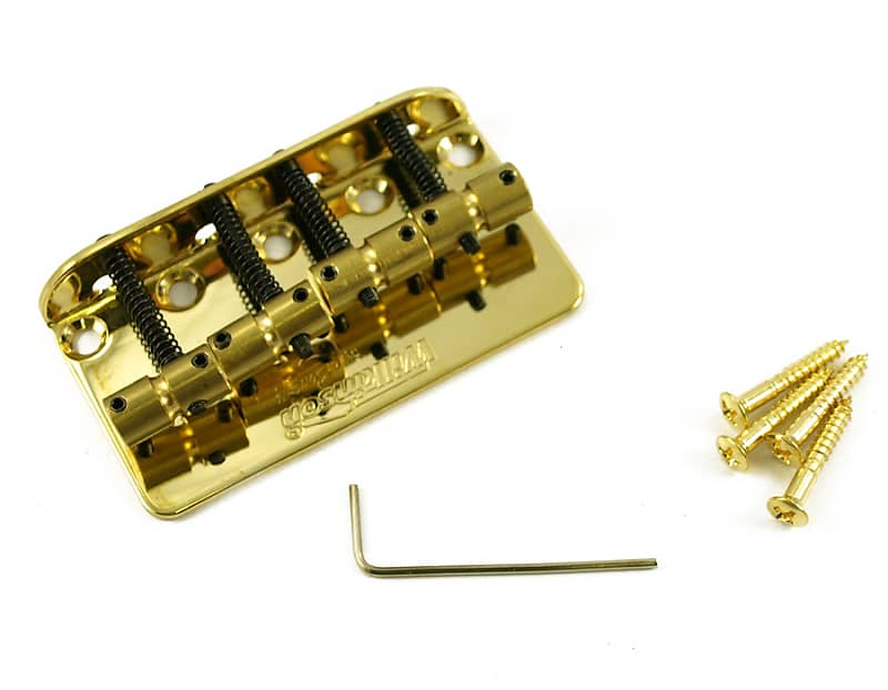 Wilkinson Bass Bridge, #WBBCGD - GOLD | Reverb UK