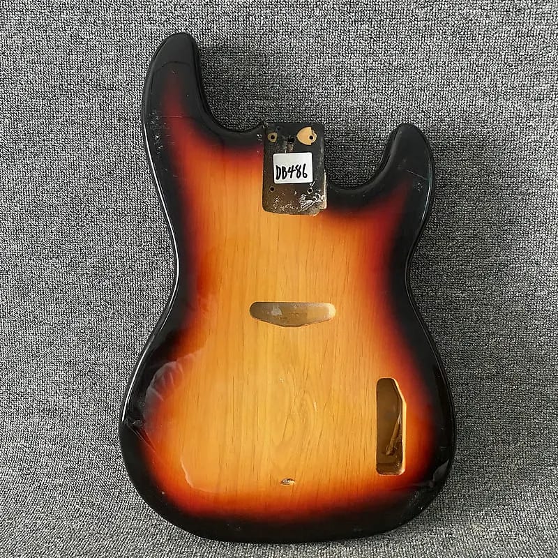 Basswood Telecaster Tele Style Bass Tobacco Burst Body | Reverb