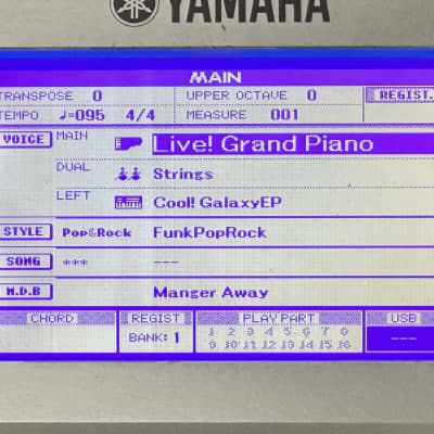 YAMAHA PSR-S500 Music Workstation Arranger 61-Key | Reverb