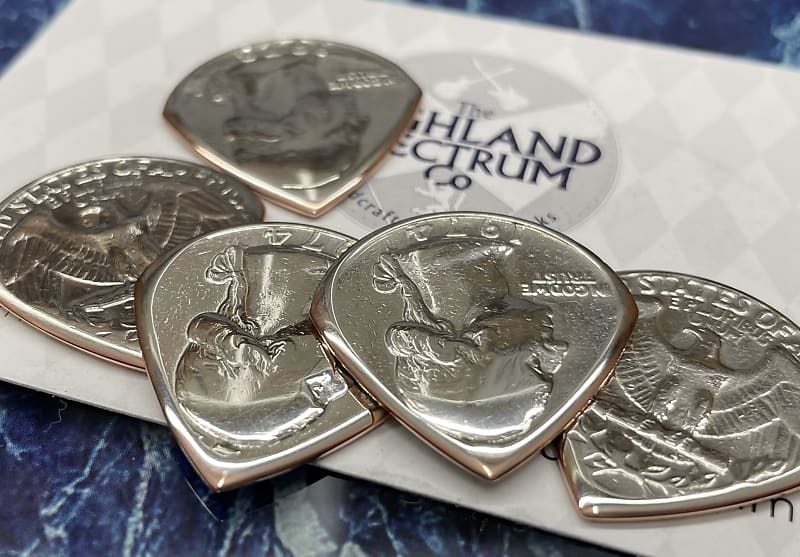 The Highland Plectrum Co. One 1989 USA Quarter Coin Electric | Reverb