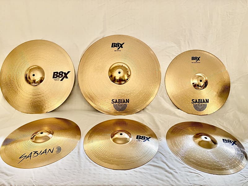 Sabian B8X Set 14" / 14" / 16" / 18" / 20" Cymbal Pack | Reverb