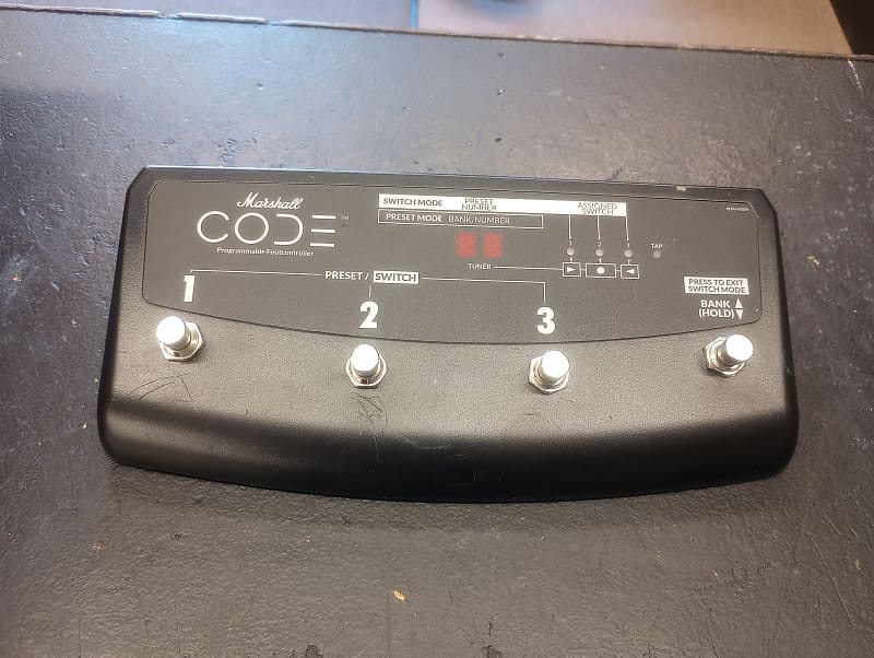 Marshall CODE Programmable Footswitch - Black | Reverb