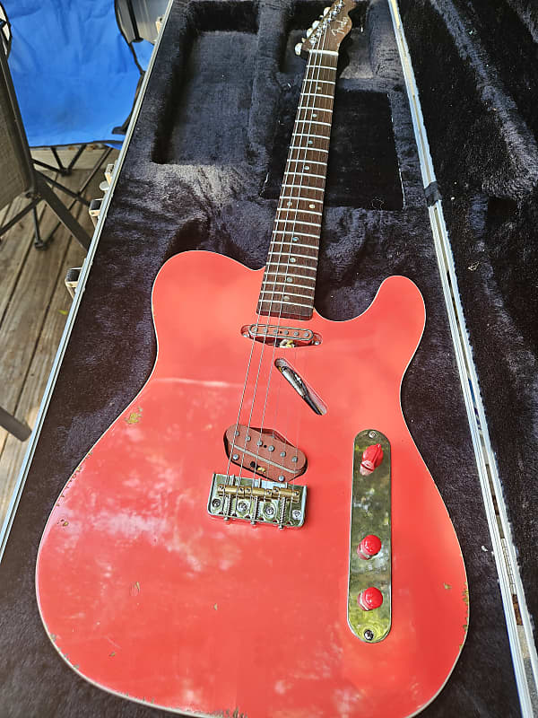 Fender LCC partscaster telecaster 2024 - Fiesta red | Reverb