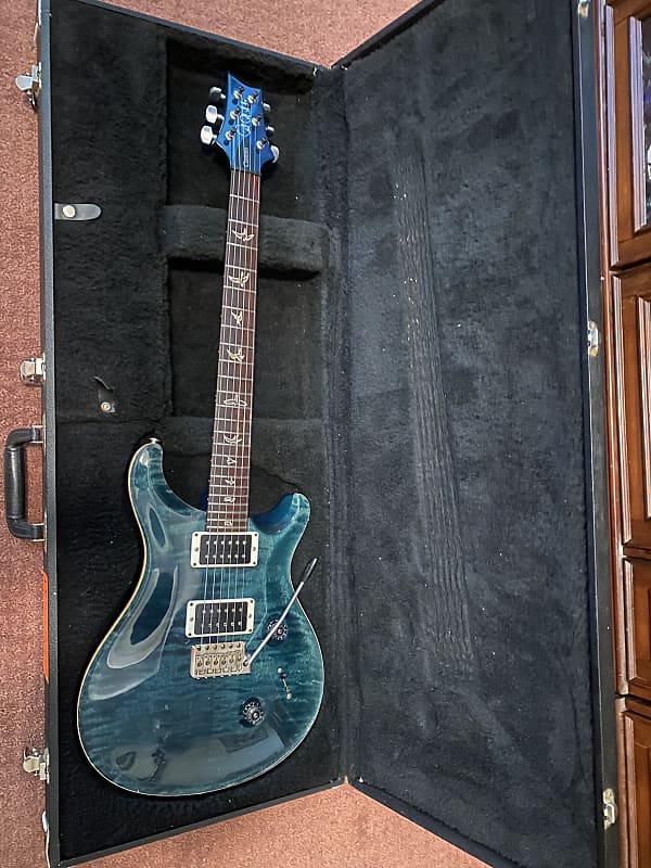 Paul Reed Smith PRS Custom 24 2012 Teal Black w/OHSC | Reverb