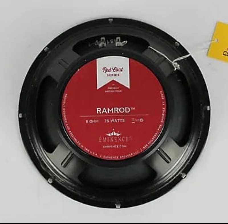 2 Eminence Ramrod 2022 Black/red | Reverb