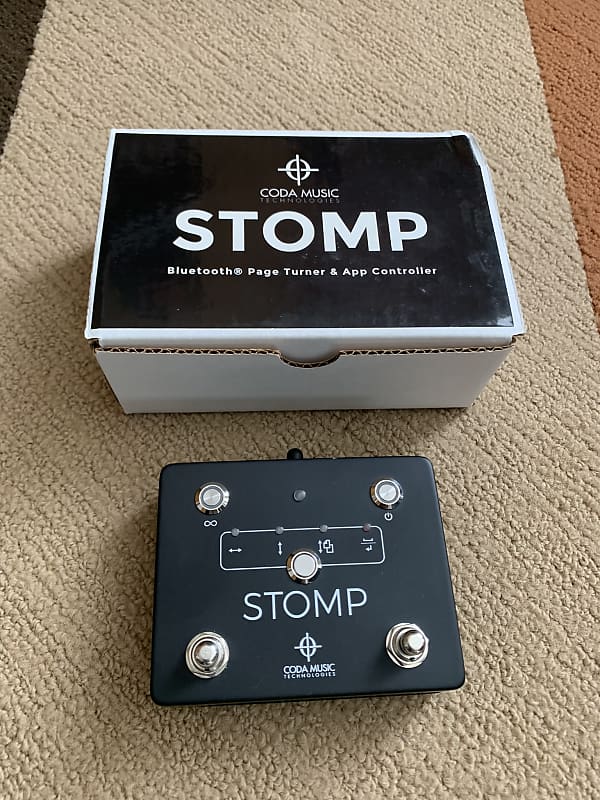 Coda Music STOMP Bluetooth Page Turner Pedal & App Controller | Reverb