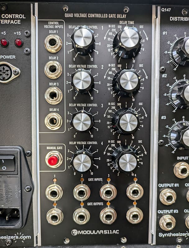Moon Modular M 511 AC Quad Voltage Controlled Gate Delay | Reverb