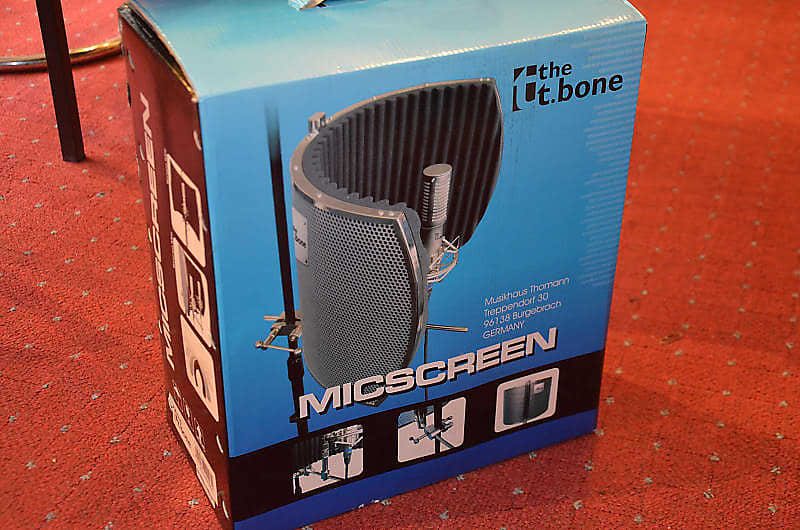 T.Bone Mic Shield 2010's - Steel | Reverb