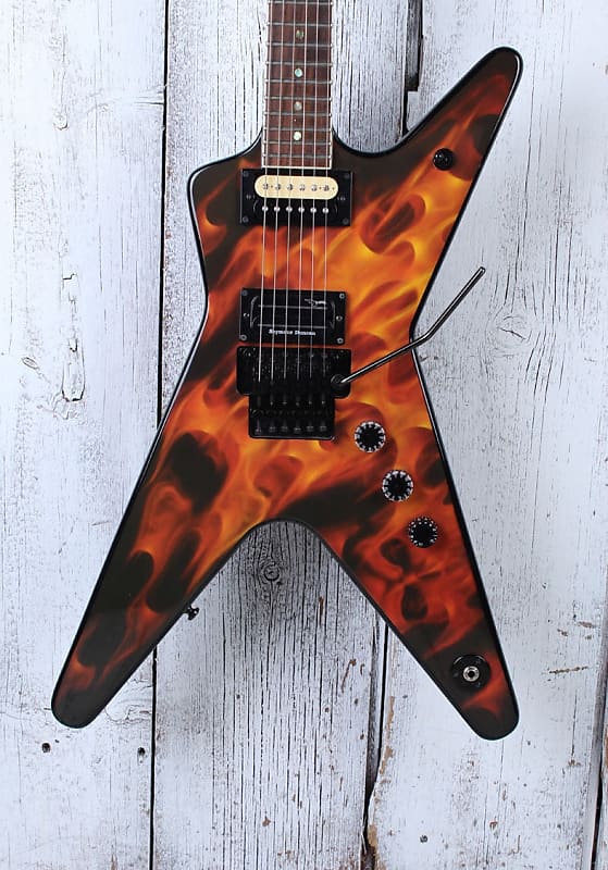 Dean Sample Model Dimebag Dime O Flame ML Electric Guitar | Reverb