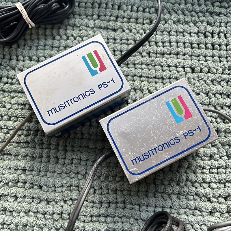 1970s Musitronics Mutron III PS-1 Power Supply Set of 2 | Reverb